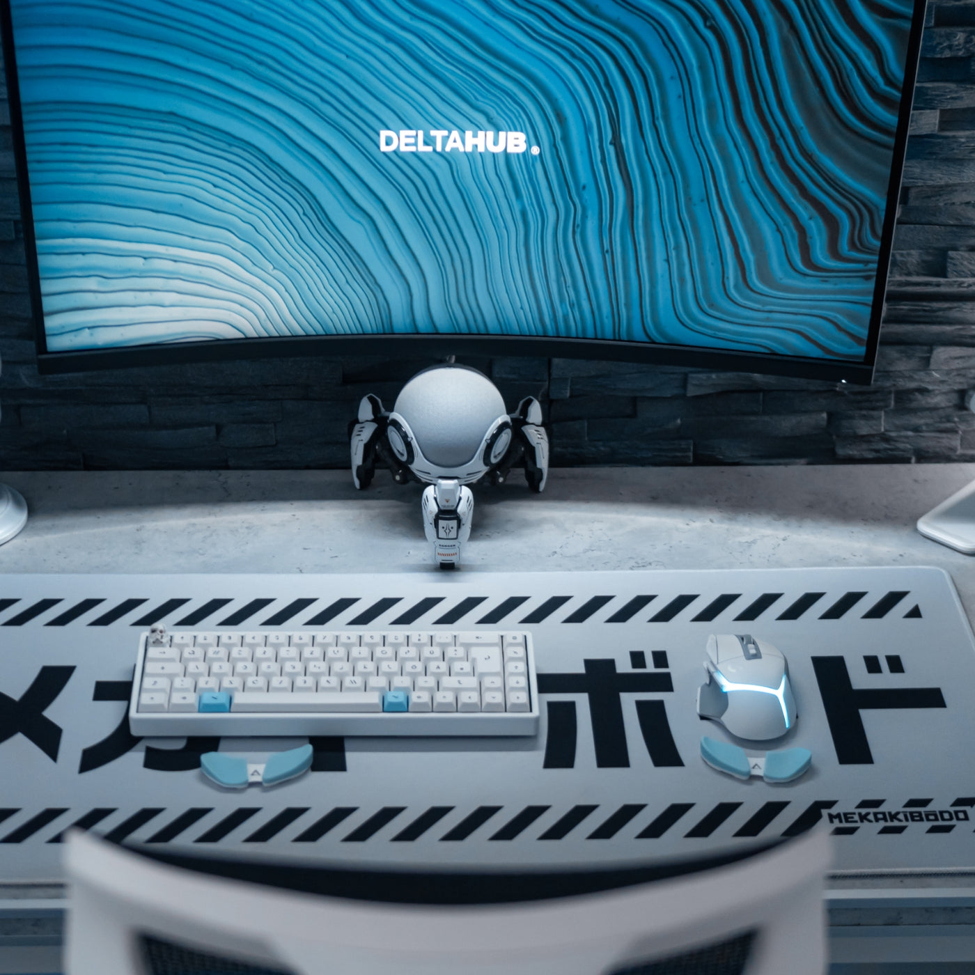 Multicolor Carpio 2.0 Set - Ergonomic Keyboard Wrist Rest | DeltaHub